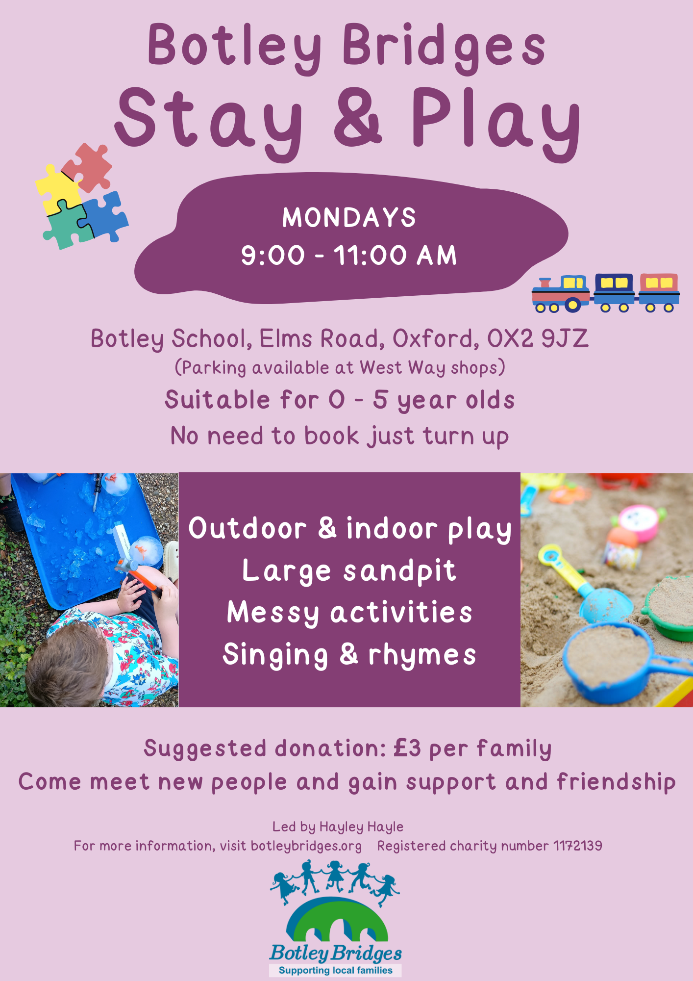 Monday Stay and Play – Botley Bridges